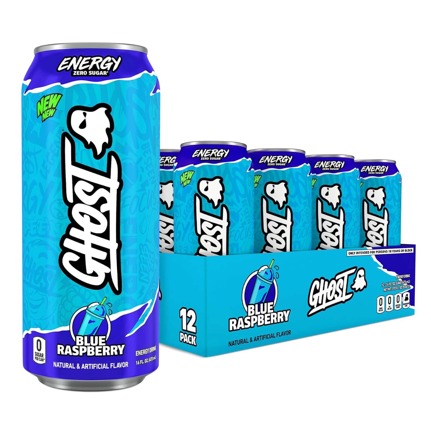 GHOST Energy Drink - Sour Pink Lemonade 12-Pack